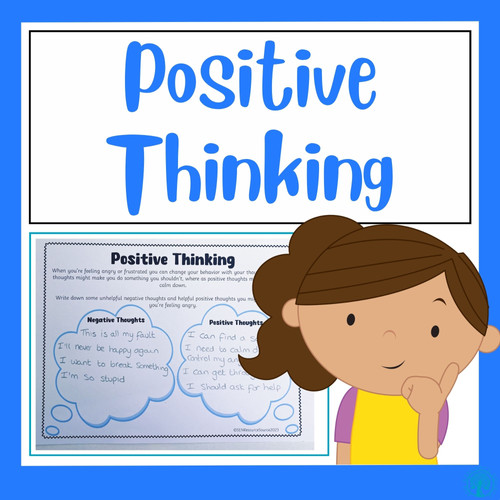 Positive and Negative Thinking Worksheet | SEN Resource Source