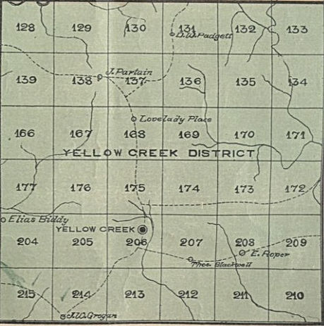 Yellow Creek Map | Mysite 1