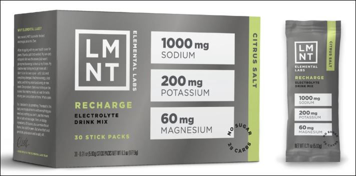 Review: LMNT/Elemental Labs Recharge Electrolyte Drink Mix - Citrus ...