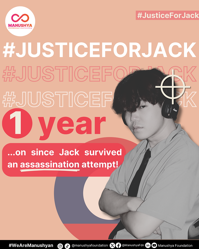 #JusticeForJack 🩸1 year on since Jack survived an assassination attempt!