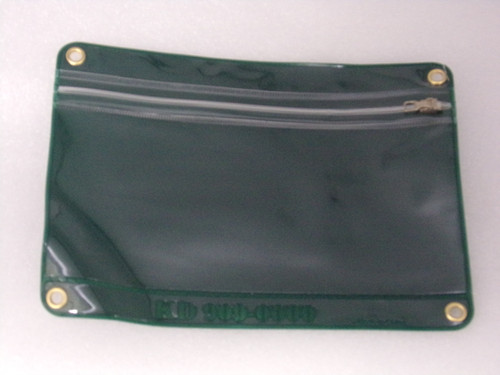 CLEAR VINYL PERMIT HOLDER (GREEN) WITH A SELF-SEALING ZIPPER- 909-0000 ...