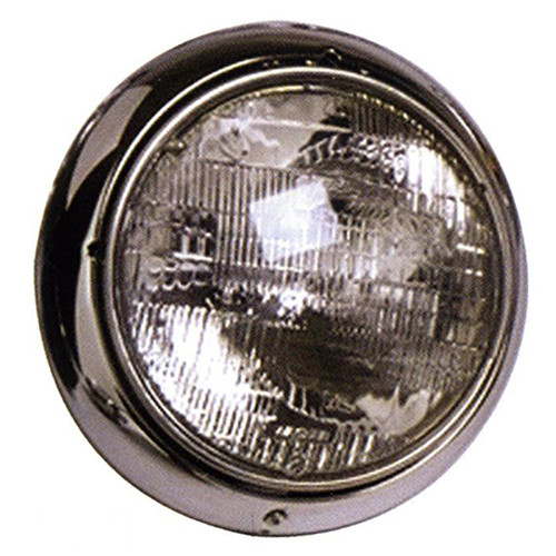 7" Large Round Headlight- Closed Back 29" Cable | SLC Lighting
