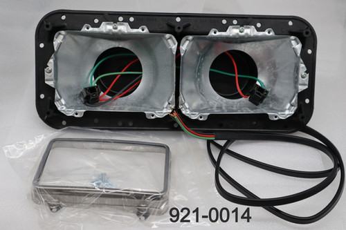 Headlight Dual assembly kit for 4 x 6 right side, manufactured in the ...