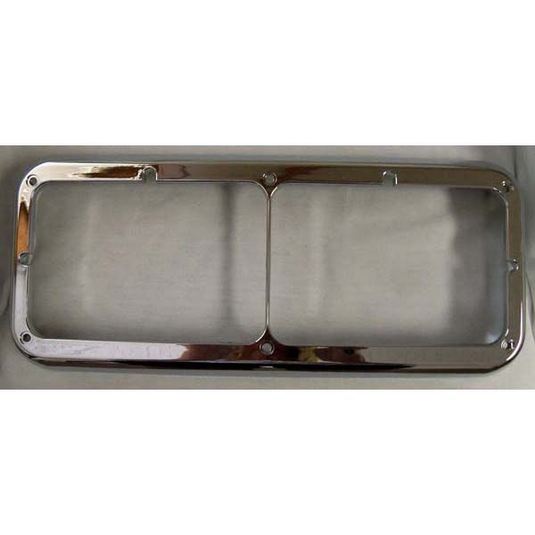 Tall Bezel - Dual Small Rectangular - Chrome 447-412314 | SLC Lighting