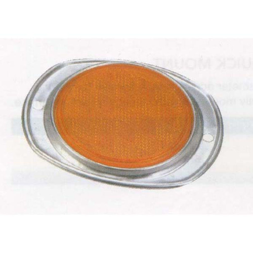 3" Amber Reflector W/ Steel Housing | SLC Lighting