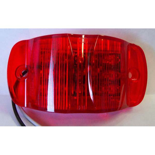 Oval Red LED Clearance Marker- 14 Led | SLC Lighting