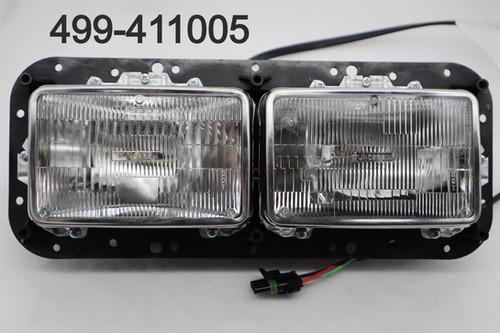 Left hand dual rectangular headlight assembly fits multiple trucks ...