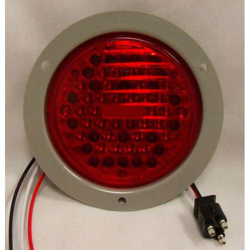 S/T/T - 4" Round Flange Kit - Red 34 LED | SLC Lighting