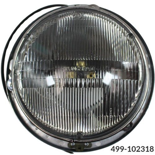 Light assembly 7" Large round with closed back headlight, includes ...