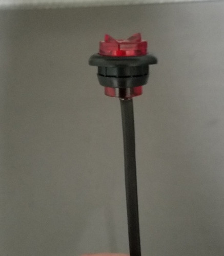 Clearance Marker - 3/4" Penny Lights - Red 2 LED | SLC Lighting