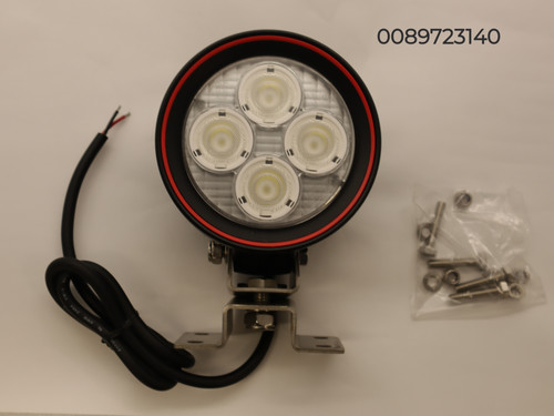 Work Light Round 4 1/2" LED 2,860 Lumens 4LED 40W, DC10V-48V | SLC Lighting