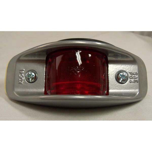 Clearance/Side Marker - Armored Silver One Wire - Red Incandescent ...