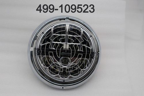 Large 7" round LED/Heated Headlamp will fit step-vans along with ...