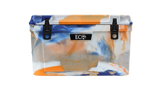 Ice Anchor Rack + Orange/Blue Camo Eco Cooler Package | Ice Anchor