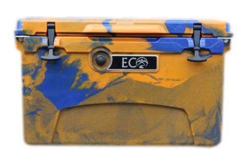 Ice Anchor Rack + Orange/Blue Camo Eco Cooler Package | Ice Anchor