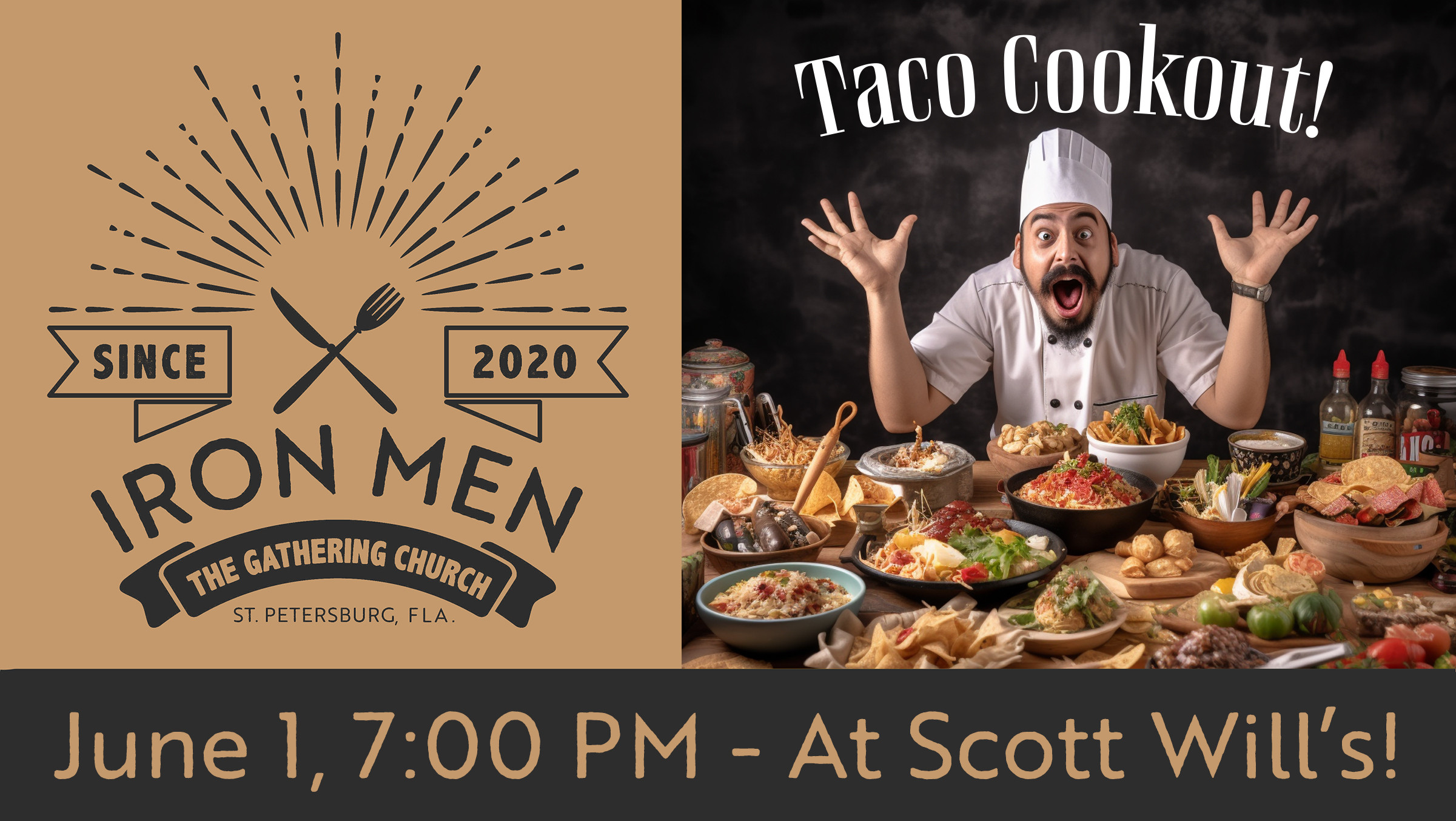 Iron Men Taco Cookout | The Gathering Church