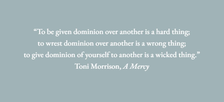 A Mercy by Toni Morrison: Power and Protection