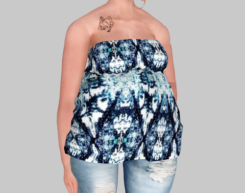 SCRUNCHED TUBE TOP | thelittlevendor