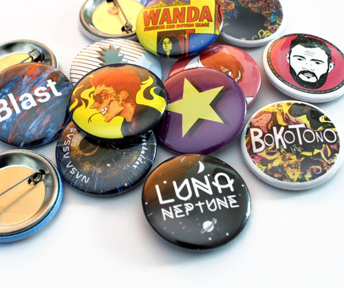 10 32mm Badges | Badges And Stickers | Custom Badges
