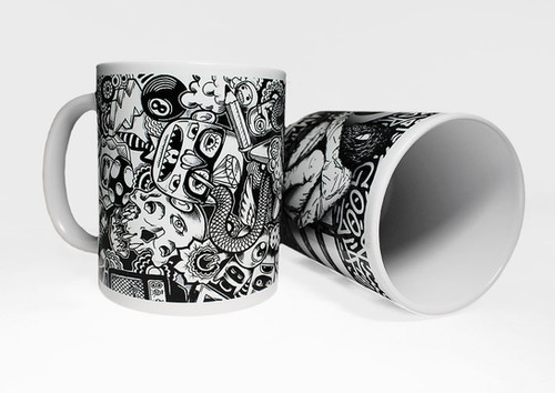 12 Mugs | Badges And Stickers