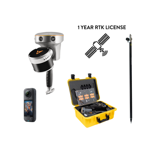 RS10 Handheld SLAM 3D Laser Scanner + 360 Camera + RTK/GNSS 1 Year ...