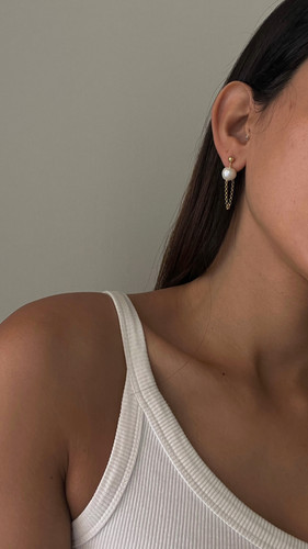 Dominic gold earrings | BELLANOSSA