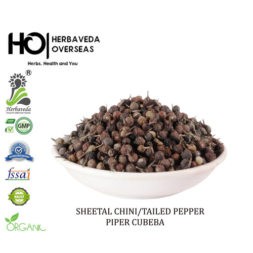 SHEETAL CHINI/TAILED PEPPER - PIPER CUBEBA | HERBAVEDA OVERSEAS