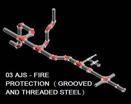 Pipe Types - FIRE PROTECTION (GROOVED AND THREADED STEEL) Revit | BIMitUP