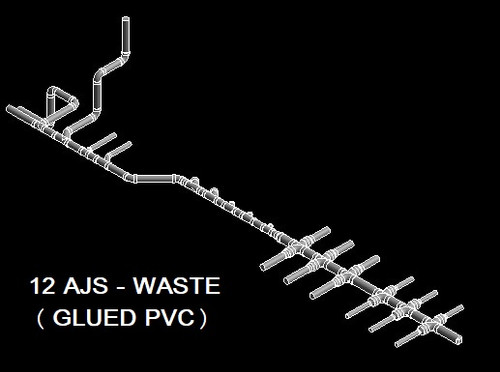 Pipe Types - WASTE (GLUED PVC) Revit | BIMitUP