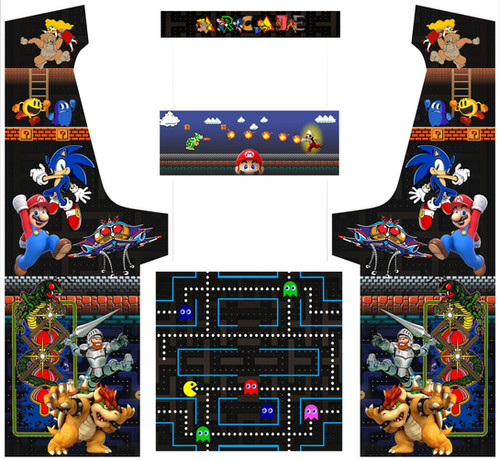 Multicade Geekpub Cabinet | Multicade Geekpub Artwork | Arcade Graphics