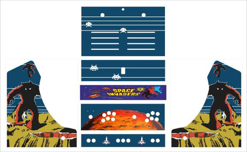 Space Invaders Bartop Cabinet | Space Invaders Bartop Artwork | Arcade ...