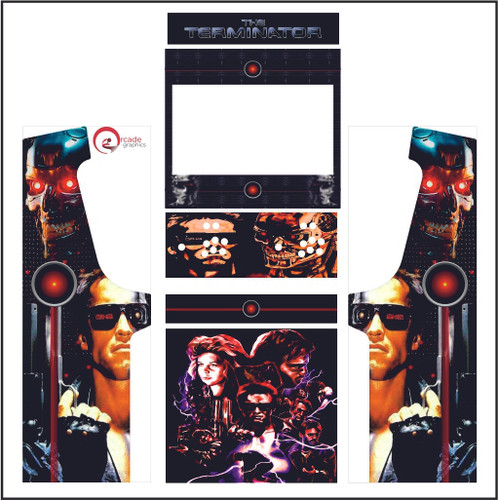 Terminator Geekpub Cabinet | Terminator Geekpub Artwork | Arcade Graphics