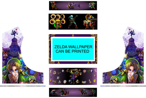 Zelda Bartop Cabinet | Zelda Bartop Artwork | Arcade Graphics