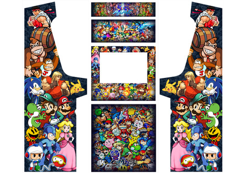 Multicade Geekpub Cabinet | Arcade Graphics | Arcade Vinyls