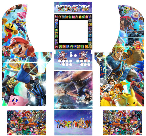 Multicade Arcade1up Cabinet | Arcade Graphics