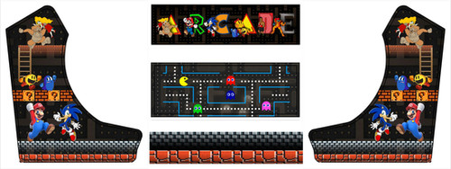 Multicade Bartop Cabinet | Multicade Bartop Vinyl | Arcade Graphics