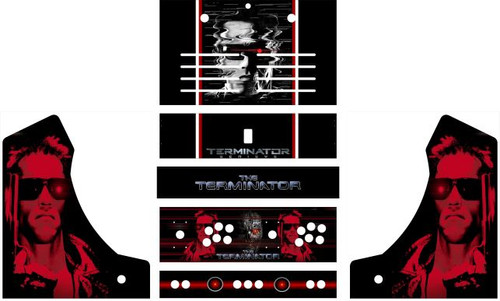 Terminator Bartop Cabinet | Terminator Bartop Artwork | Arcade Graphics