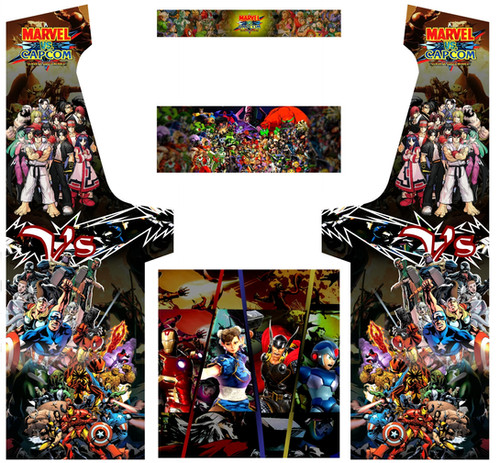 Marvel vs Capcom Geekpub Cabinet | Arcade Graphics