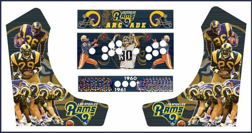 Los Angeles Rams Bartop Cabinet| Los Angeles Rams Bartop Artwork | Los ...