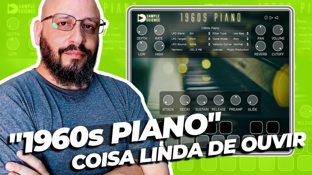 "Piano Melancólico dos Anos 1960s / Único e Original