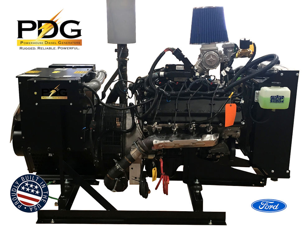 Ford 50kW Natural Gas/Propane Generator | pdgenerators