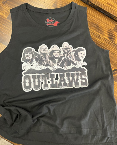 "Outlaws" Ladies Cropped Tank | RGC