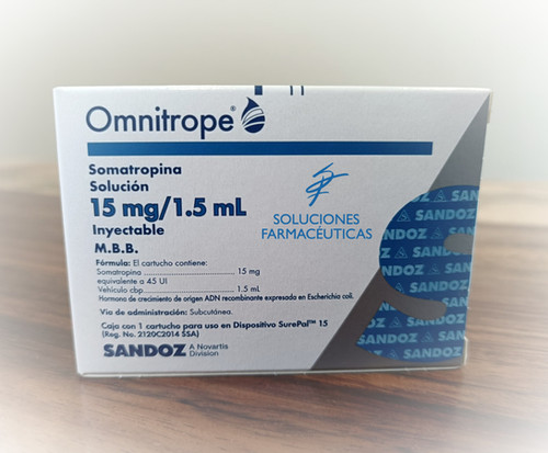 Omnitrope 15 mg 1 vial - SOMATROPINA | Soluciones Farmacéuticas