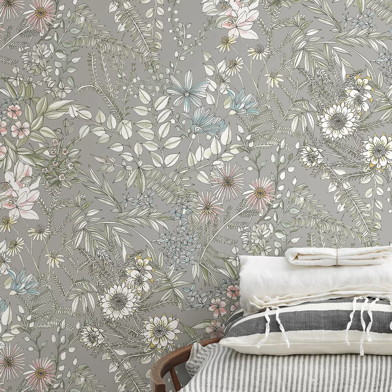 Spring Style Decor: 5 Floral Wallpaper Ideas