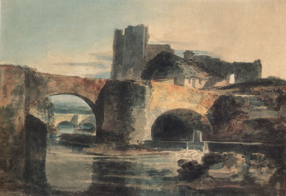 Turner in the Usk Valley. In 1793-94 a young J M W Turner travels ...
