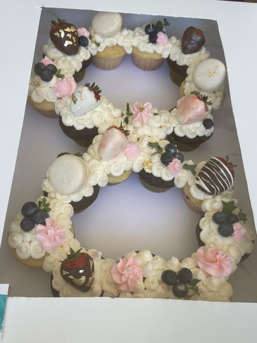 Number Cupcakes | Forever&Always