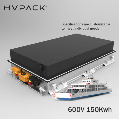 600V 150Kwh Electric Vessel Boat Battery System | HVPACK