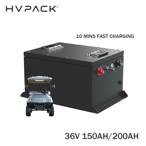36V 150Ah 200Ah Electric Golf Buggy Battery Pack System | HVPACK