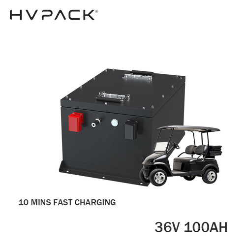 36V 100Ah Electric Golf Cart Battery Pack System | HVPACK