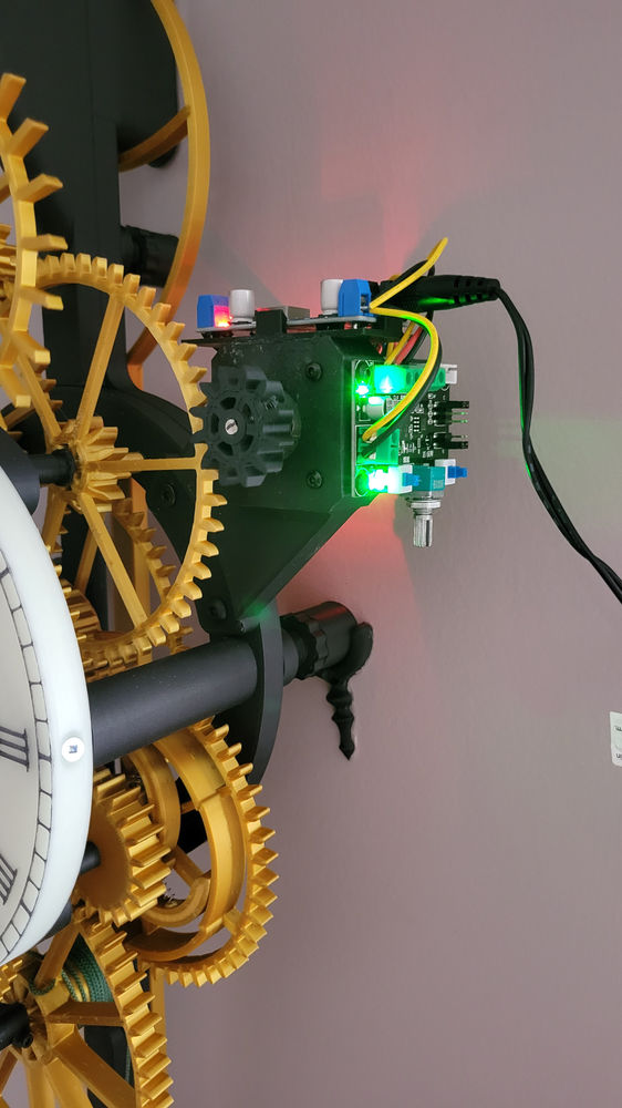 Made my large moon clock electric | Steve's Clocks